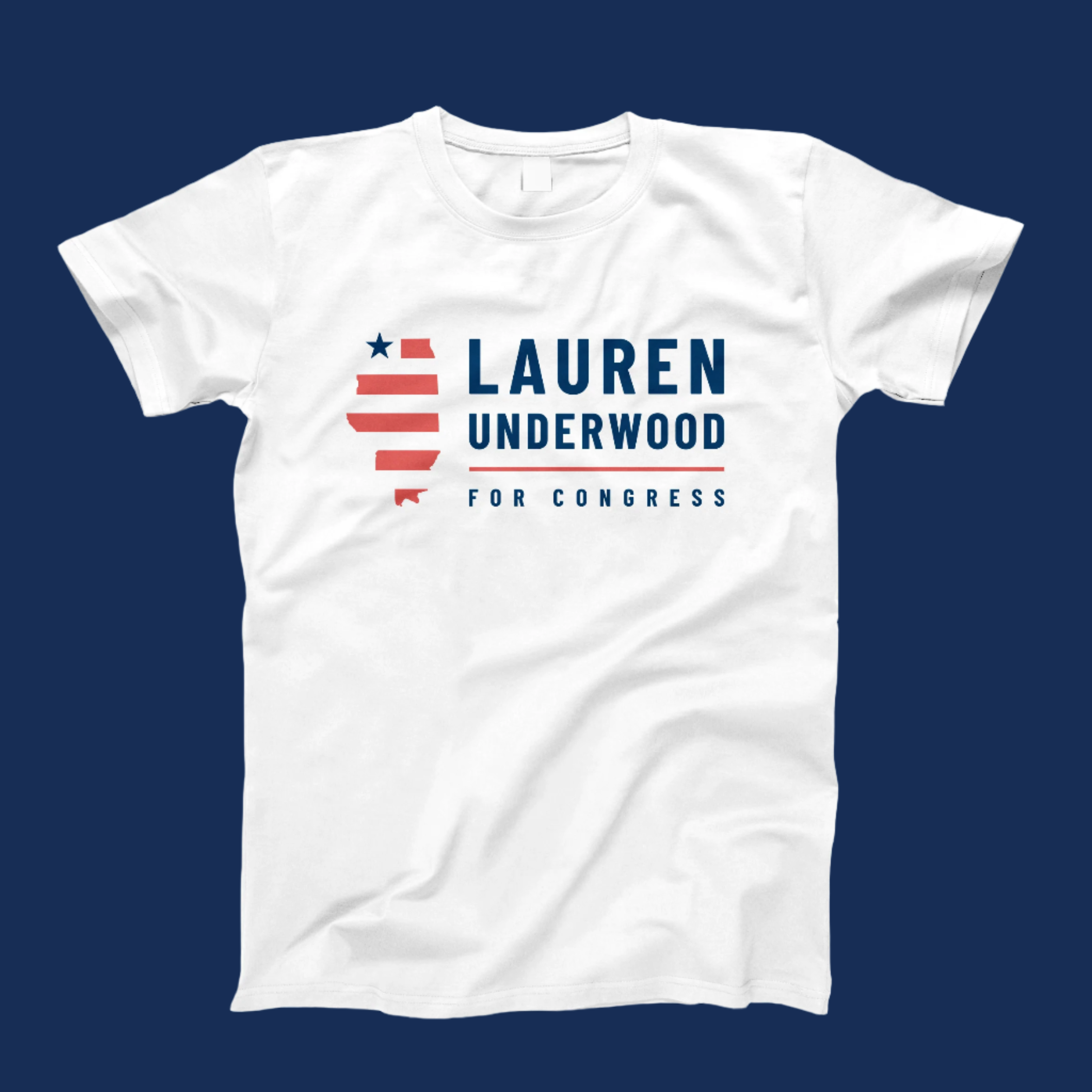 Lauren Underwood Unisex Logo Tee – Lauren Underwood for Congress